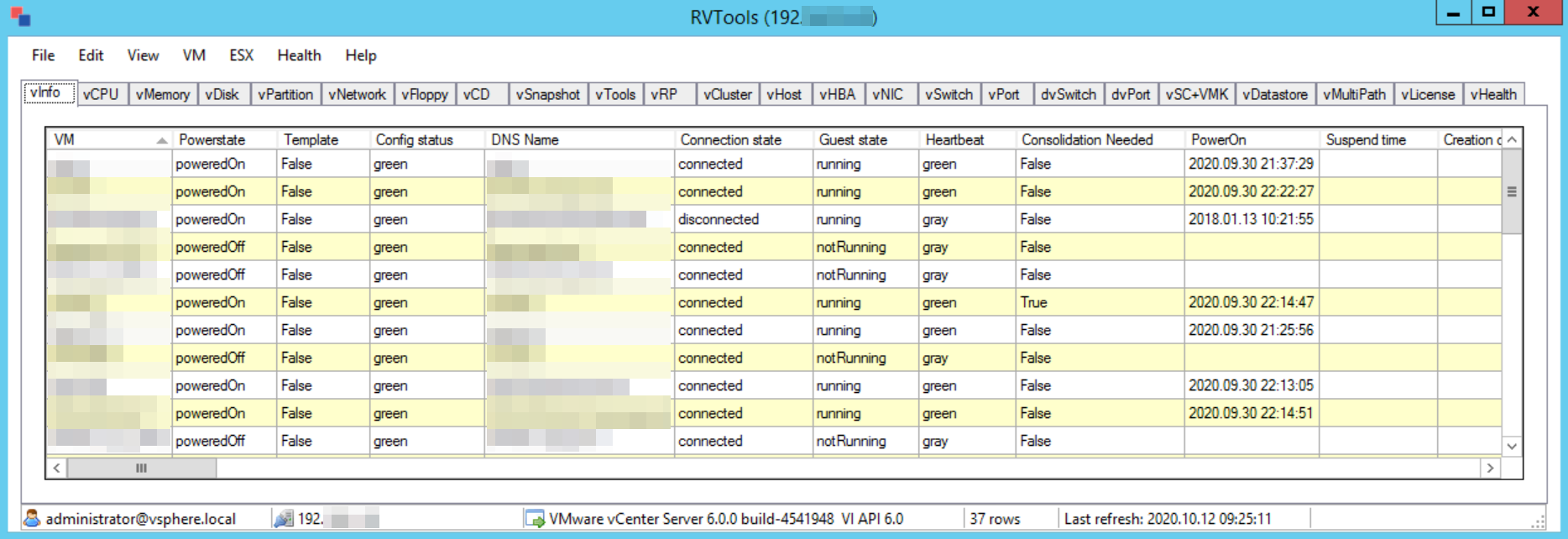 RVTools - mächtiges VMware Tool - blog.admin-intelligence.de