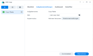 Synology NAS, USB Copy - blog.admin-intelligence.de