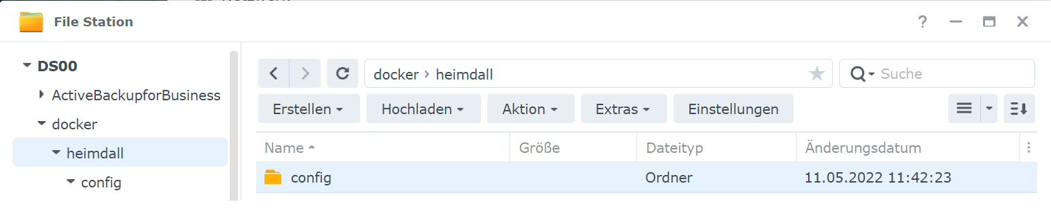 Docker auf dem NAS: Heimdall als Startseite - blog.admin-intelligence.de