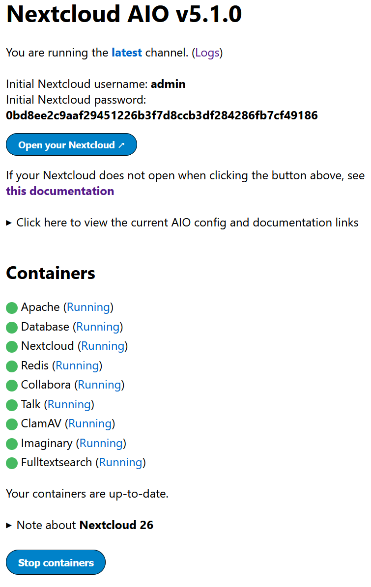 Nextcloud AIO, eine kurze Installationsanleitung - blog.admin-intelligence.de
