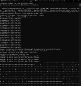Nextcloud Server unter Windows betreiben, mit Docker Desktop - blog.admin-intelligence.de