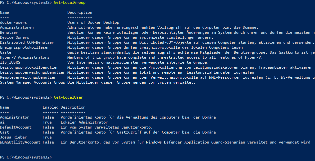 Powershell, neue lokale Administratoren-Benutzer anlegen - blog.admin-intelligence.de