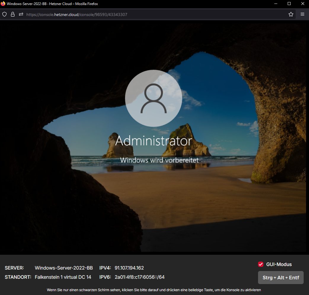 Windows Server 2022, ein Leitfaden zur Erstellung bei Hetzner - blog.admin-intelligence.de