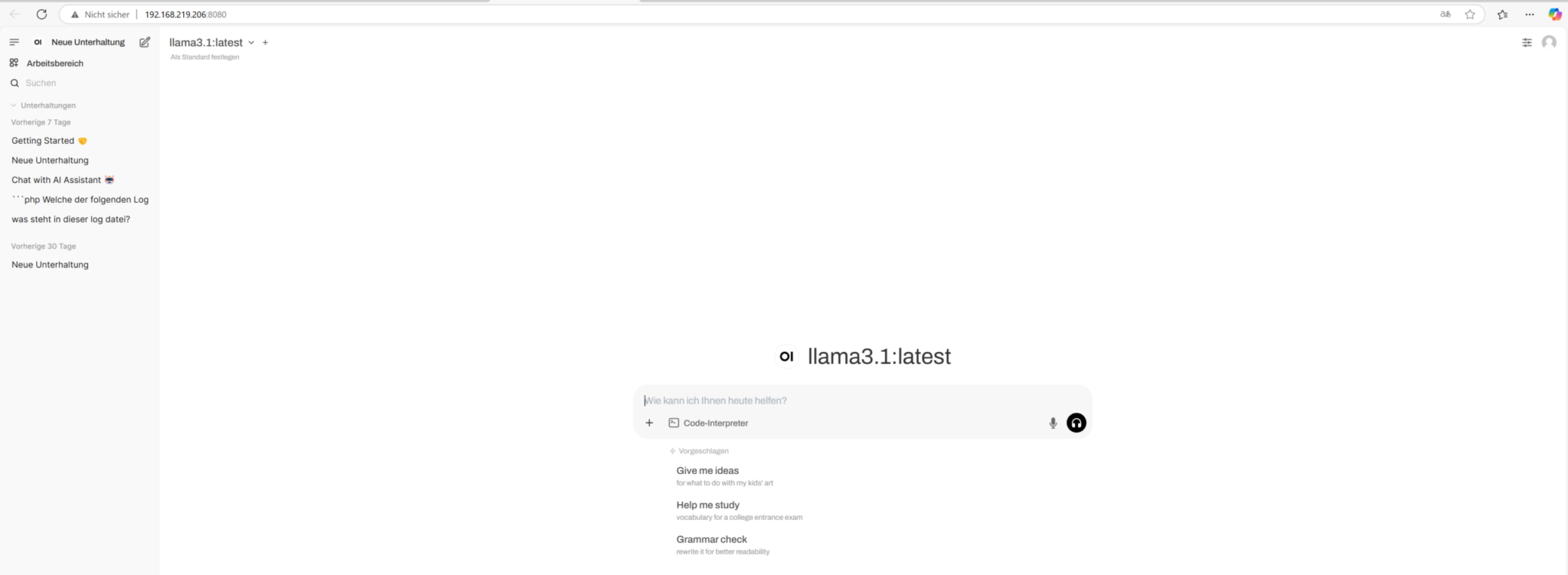 Ollama Installation und Web-UI einrichten