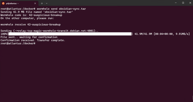 Data Transfer: Effortless and Secure with Magic-Wormhole - blog.admin ...