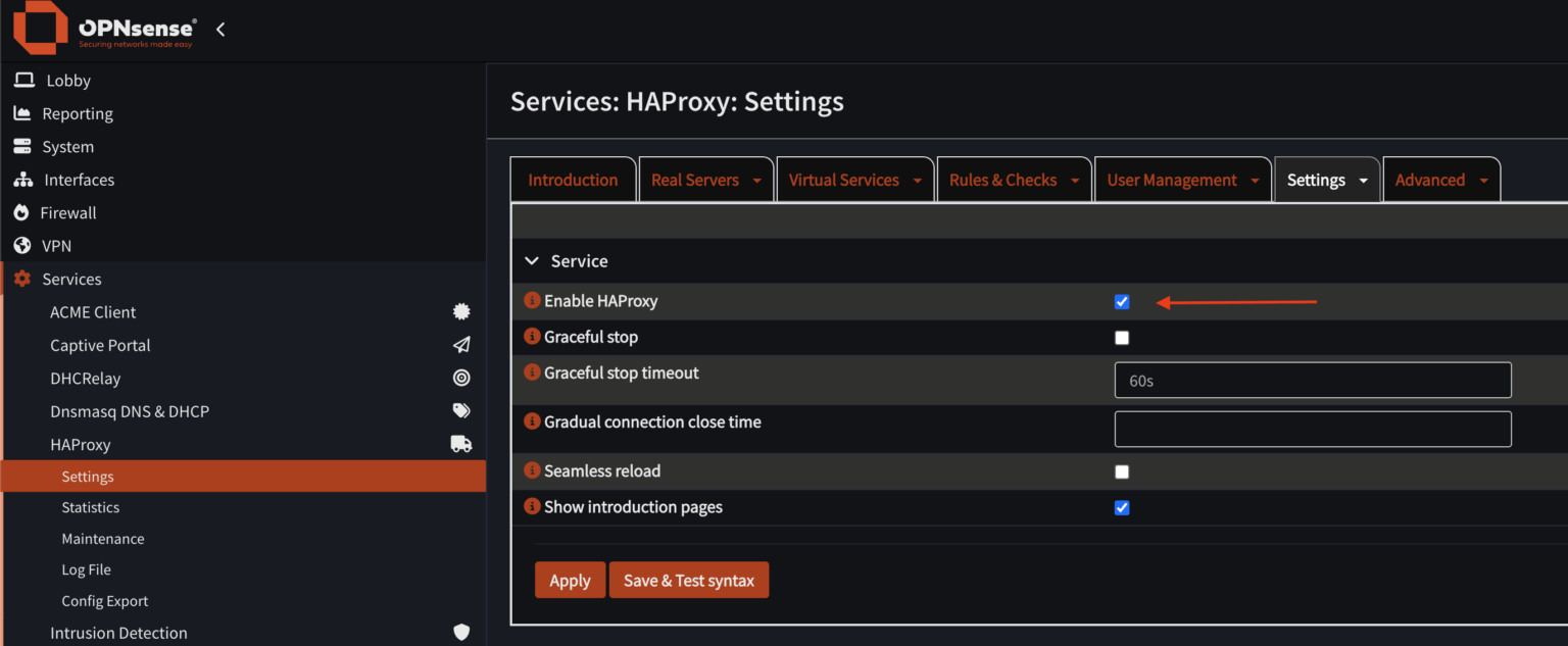 HAProxy auf OPNsense - Schritt für Schritt - blog.admin-intelligence.de