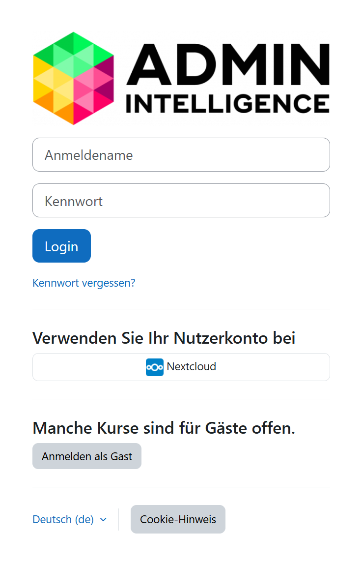 Moodle Sso Mit Oauth2 Und Nextcloud Service Einrichten Blog Admin